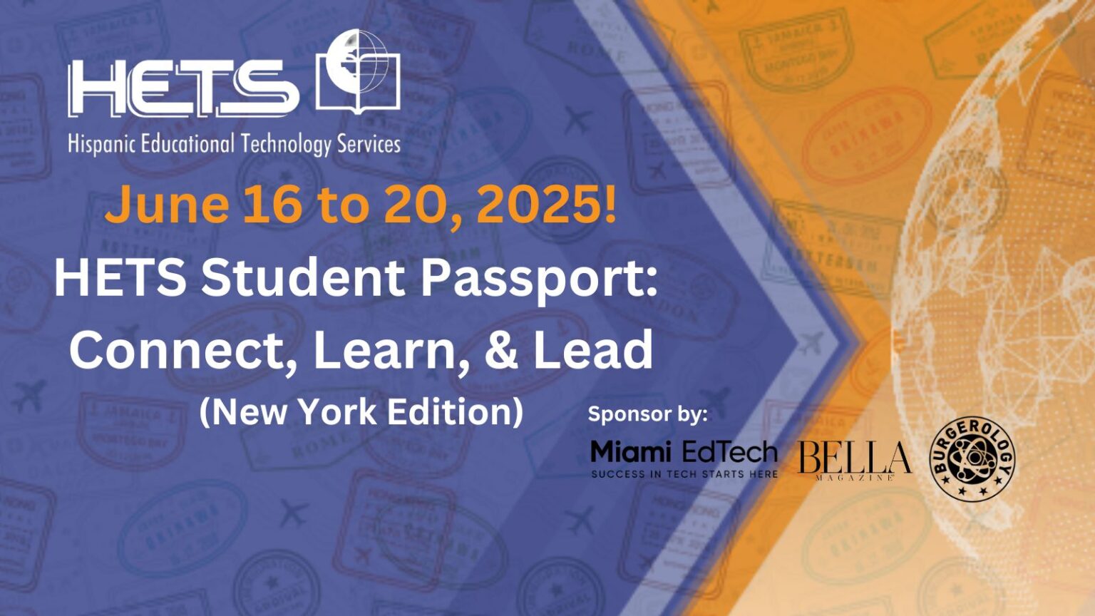 HETS Student Passport: Connect, Learn, and Lead (New York Edition)